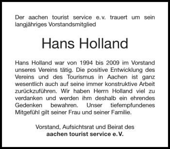 Traueranzeigen | Aachen gedenkt